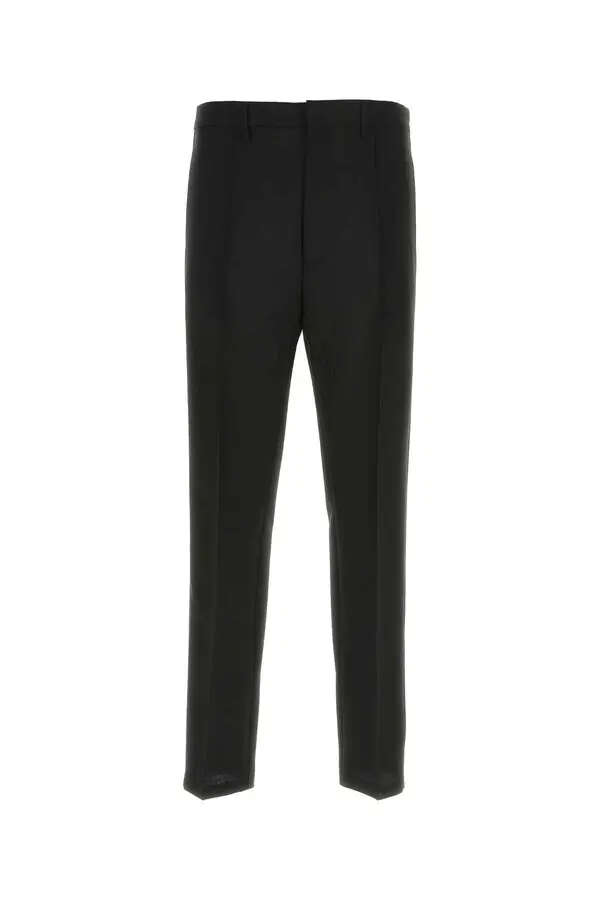 Prada Mohair Blend Tailored Pants
