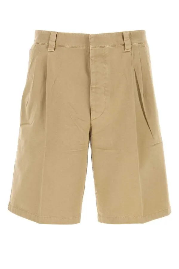 Prada Cotton Gabardine Bermuda Shorts