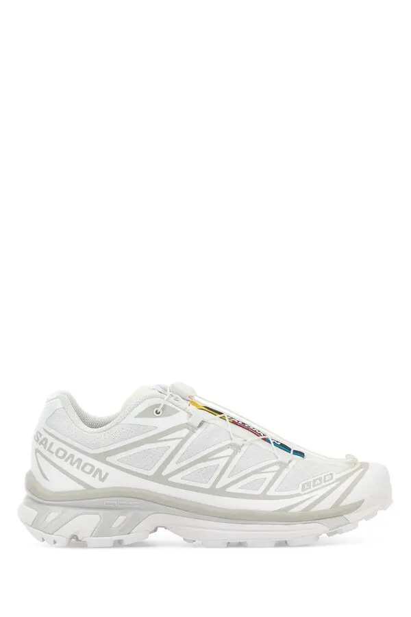 SALOMON Xt-6 Fabric & Rubber Sneaker - White