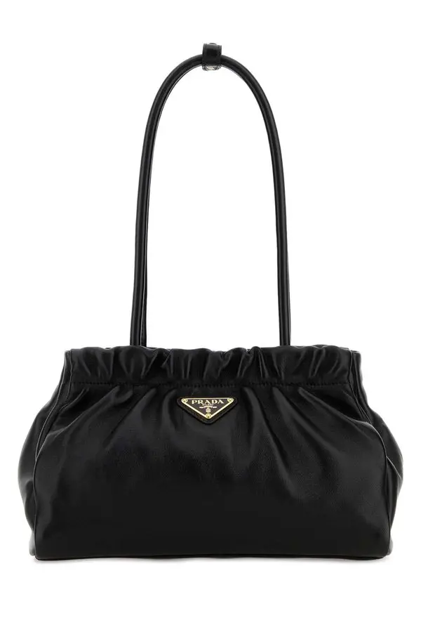 Prada Nappa Leather Shoulder Handbag 25 Cm X 17 Cm X 13 Cm