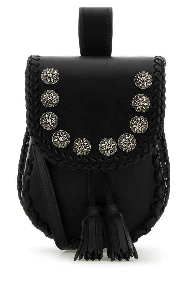 Prada Leather Crossbody Handbag, 12 Cm X 16 Cm X 5 Cm