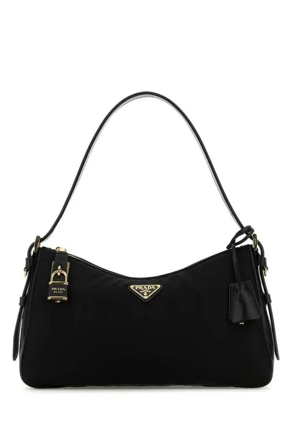 Prada Large Nylon Shoulder Handbag