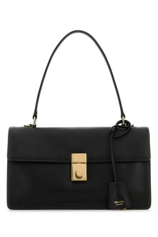Prada Mini Leather Handbag 28 Cm X 17 Cm X 12 Cm