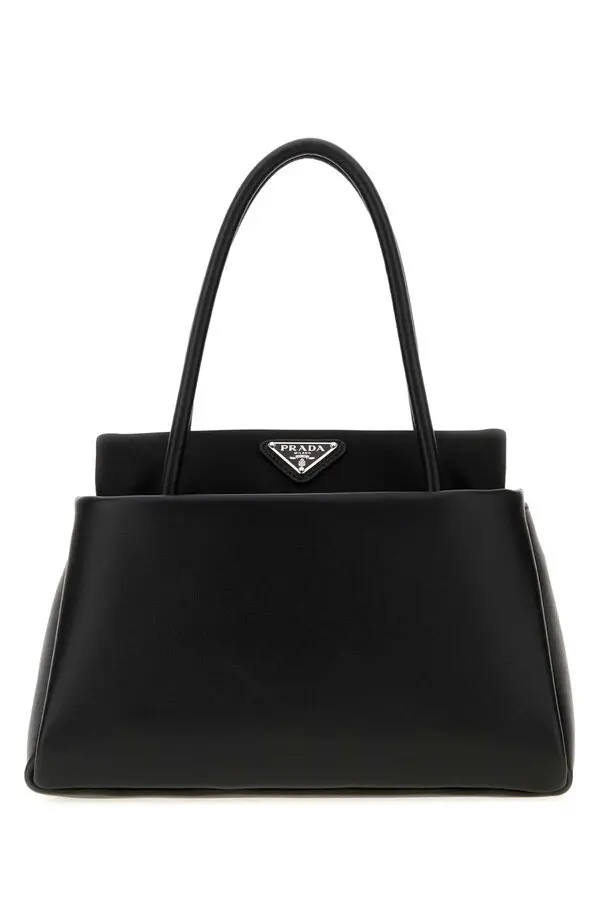 Prada 23cm X 17cm X 12cm Leather Handbag For