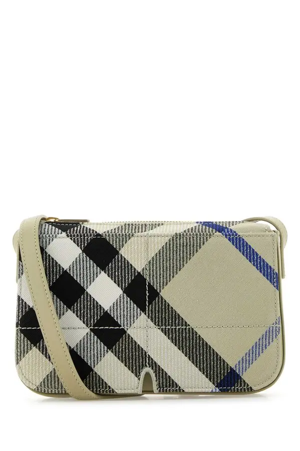 Burberry Embroidered Mini Snip Crossbody Handbag - Printed