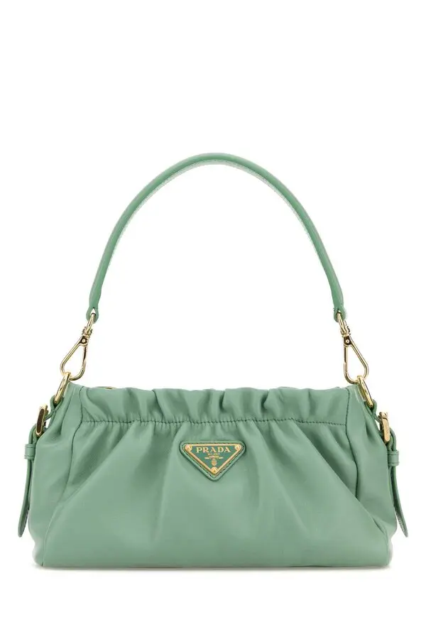 Prada Nappa Leather Mini Handbag, 23 Cm X 15 Cm X 11 Cm
