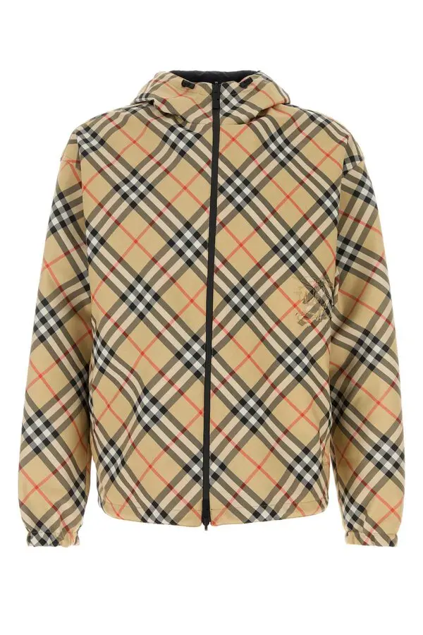 Burberry Embroidered Reversible Checkered Jacket - Printed