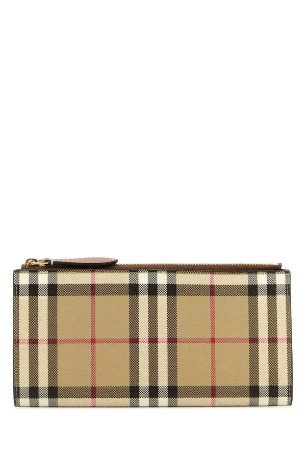 Burberry Printed Canvas Wallet 20 X 10 X 2 Cm