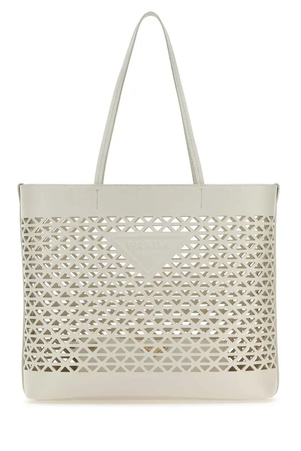 Prada Leather Shopping Handbag