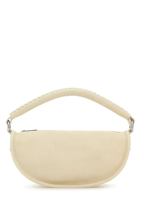 Burberry Calf Leather Handbag 21cm X 15cm X 11cm With Top Handle And Adjustable Strap