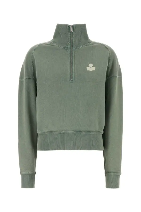 Isabel Marant Étoile Cotton-blend Ross Sweatshirt - Green