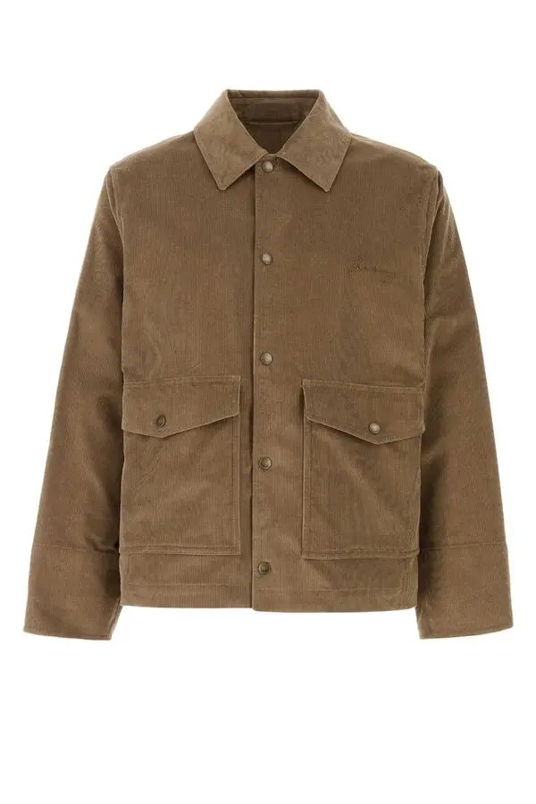 Burberry Corduroy Jacket With Classic Collar