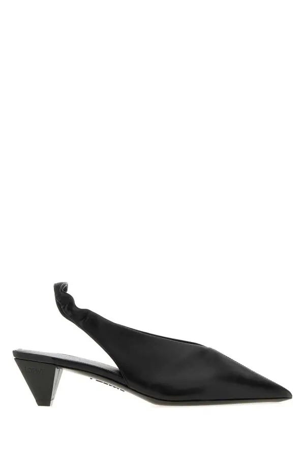 Loewe Origami Cubic Leather Pumps With 4.5 Cm Heel