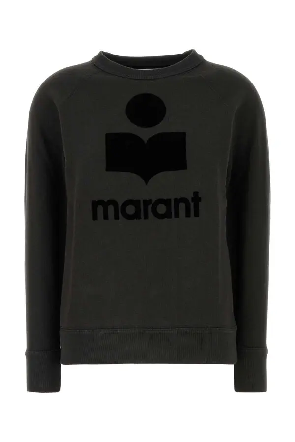 Isabel Marant Étoile Millyny Cotton-blend Sweatshirt - Black