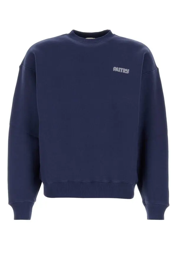 AUTRY Cotton Hooded Sweatshirt - Blue