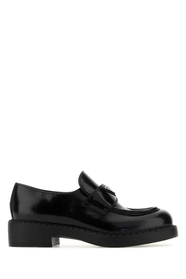 Prada Vitello Leather Loafers