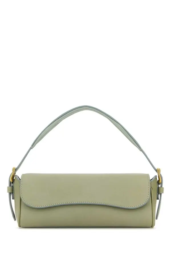 J & M DAVIDSON Bonny Baguette Leather Handbag - Green