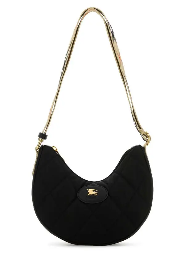 Burberry Horseshoe Mini Nylon Crossbody Handbag