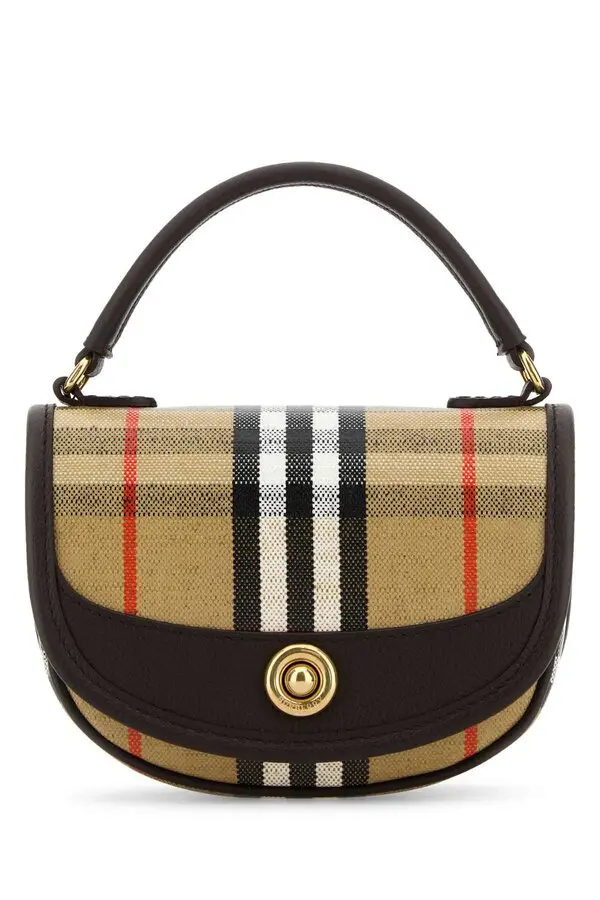 Burberry Canvas Mini Handbag