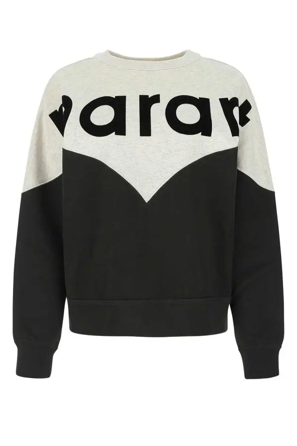 Isabel Marant Étoile Two-tone Cotton-blend Sweatshirt - Multicoloured