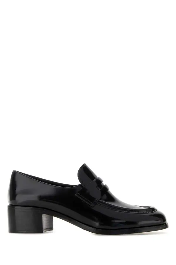 CHURCH`S Leather Prudence Loafers With 4 Cm Heel