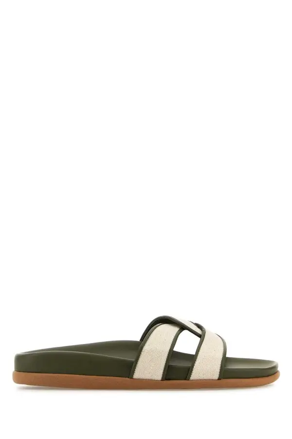 ANCIENT GREEK SANDALS Canvas Desmos Slip-on Slippers - Multicoloured