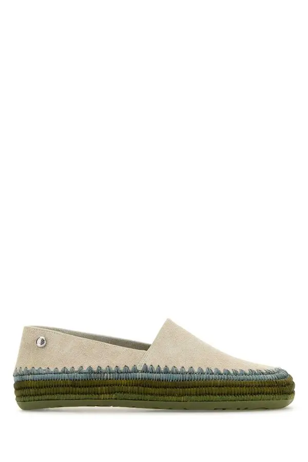 Loewe Suede Espadrille Flats With Rope Sole