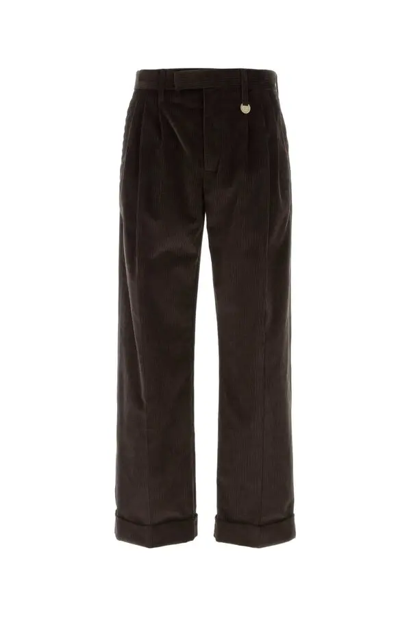 Burberry Corduroy Pants In Cotton