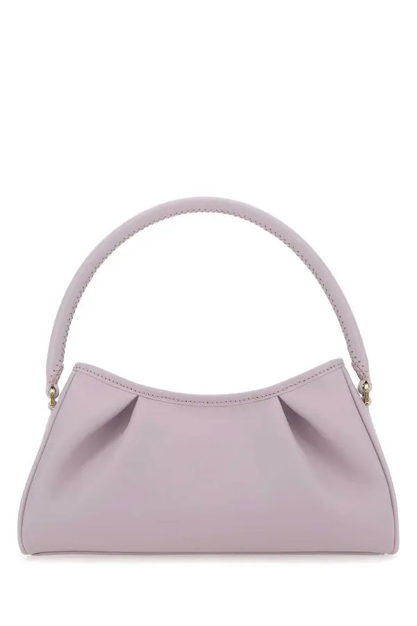 ELLEME Dimple Moon Mini Leather Shoulder Handbag - Purple