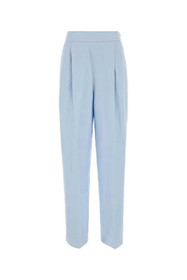 Agnona Lightweight Linen Tailored Trousers