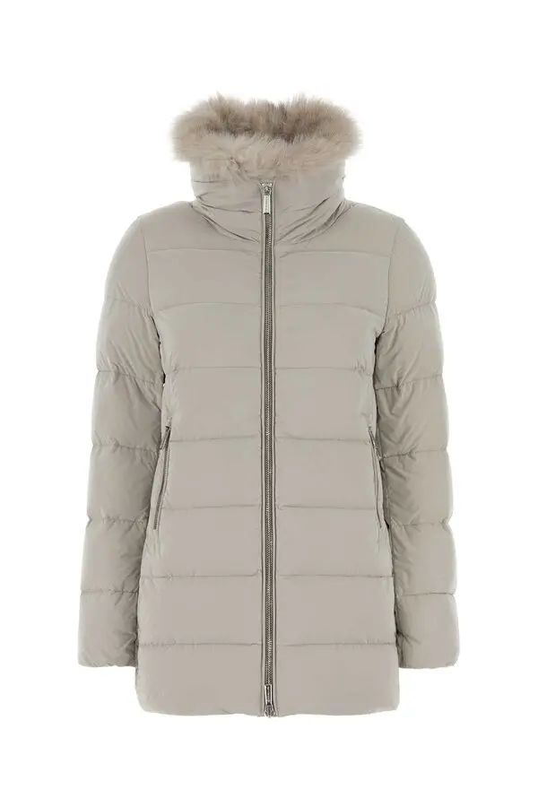 MOORER Lightweight Nylon Down Jacket With Detachable Hood