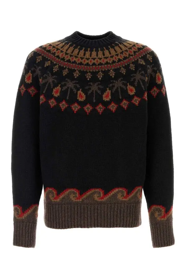 Alanui Embroidered Virgin Wool Sweet Winter Sweater