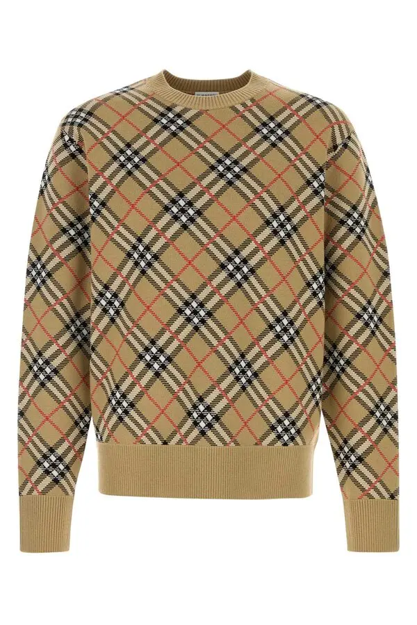 Burberry Gregory Argyle Knit Polo