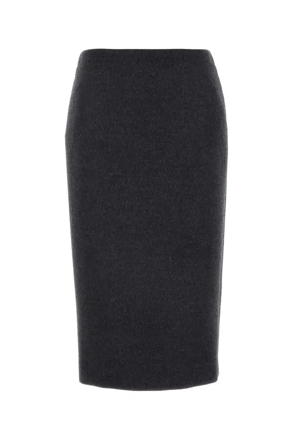 Gucci Wool Blend Skirt - Grey