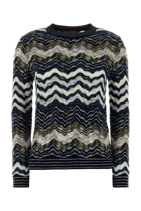 Missoni Embroidered Stretch Wool-blend Sweater