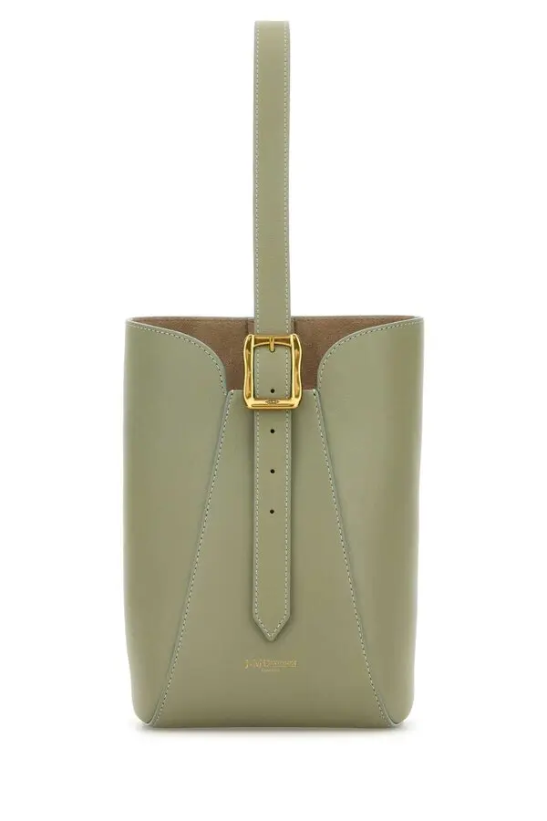 J & M DAVIDSON Nano Quiver Bucket Handbag In Calf Leather - Green