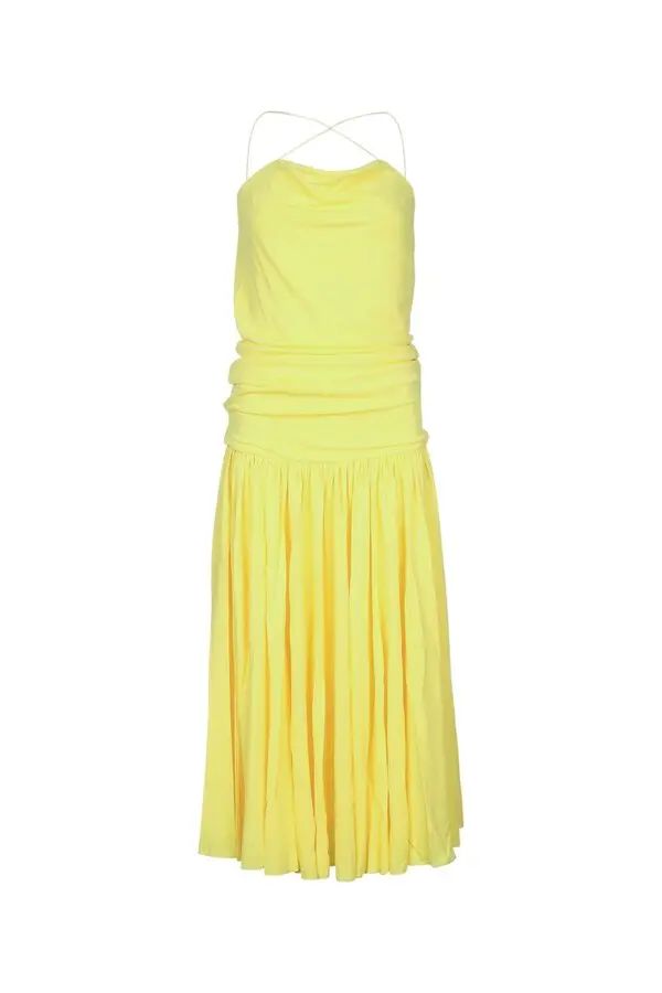 Jacquemus Viscose-blend Wrap Mini Dress With Draped Details