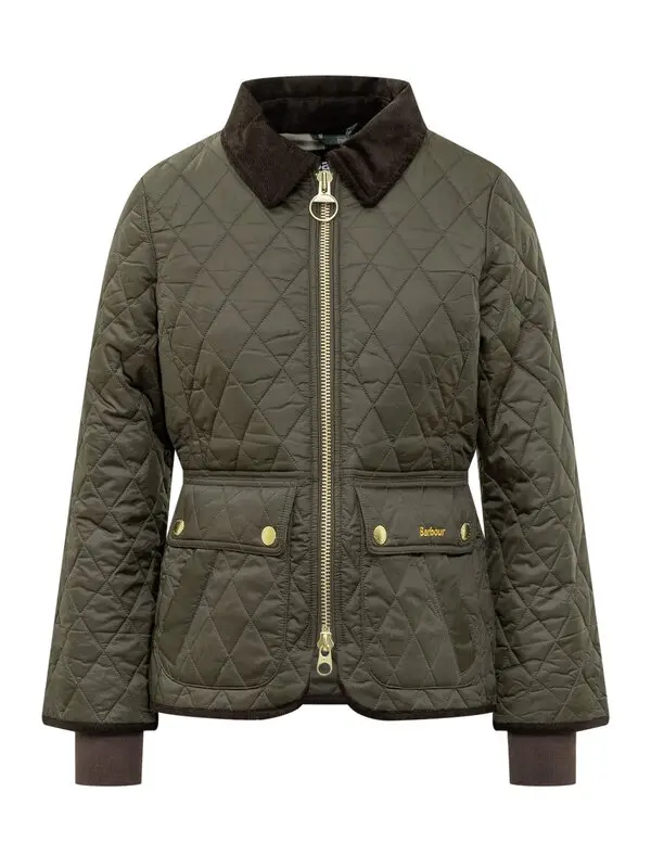 Barbour Fitted Beadnell Quilted Jacket - Sage Ancient