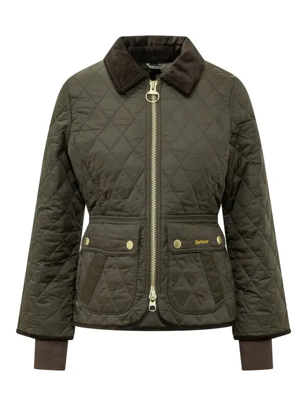 Barbour Fitted Beadnell Quilted Jacket - Sage Ancient