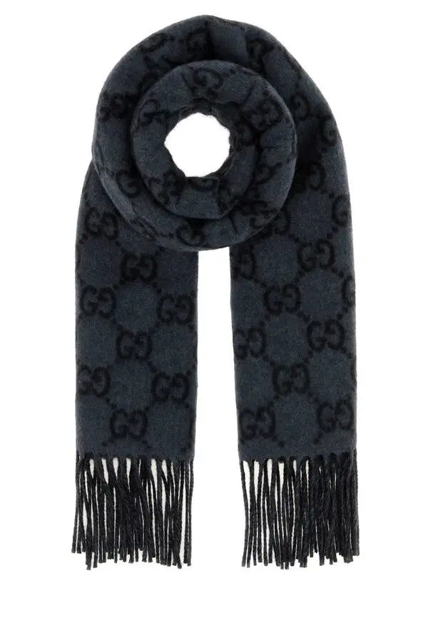 Gucci Embroidered Cashmere Scarf For - Printed