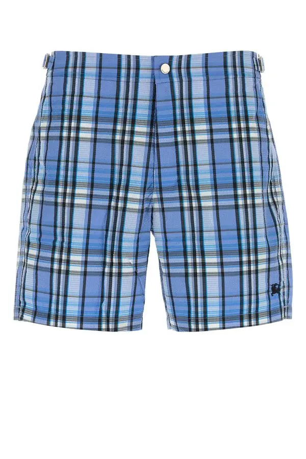Burberry Embroidered Swim Shorts For