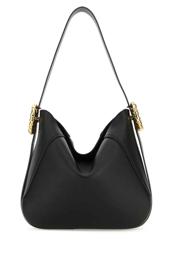 LANVIN Melodie Leather Shoulder Handbag 24 X 20 X 9 Cm