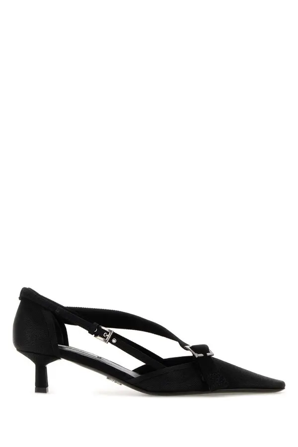 Prada Canvas Pumps With 4.5 Cm Heel