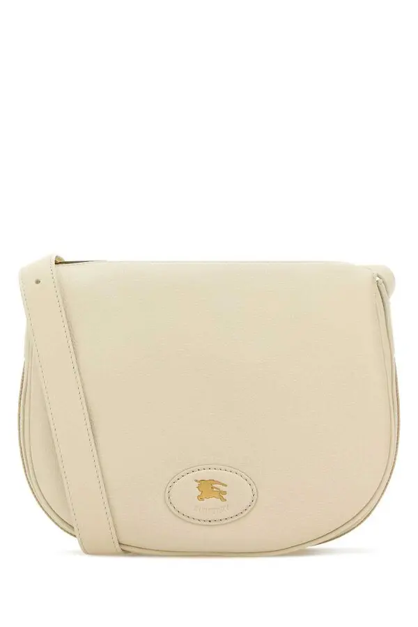 Burberry Tavistock Leather Crossbody Handbag - White