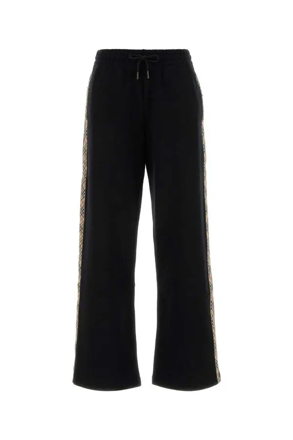 Burberry Cotton Joggers - Black
