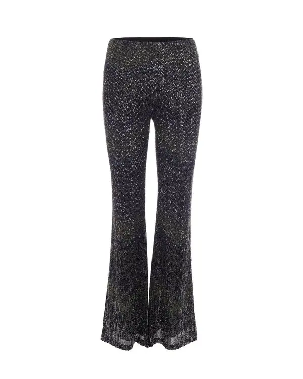 Missoni Sequined Flared Trousers - Multicbrown/blu/yell