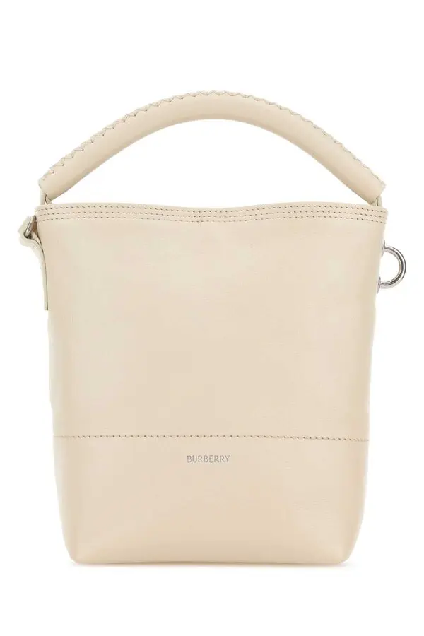 Burberry Calf Leather Handbag 17 Cm X 22 Cm X 8 Cm With Adjustable Shoulder Strap