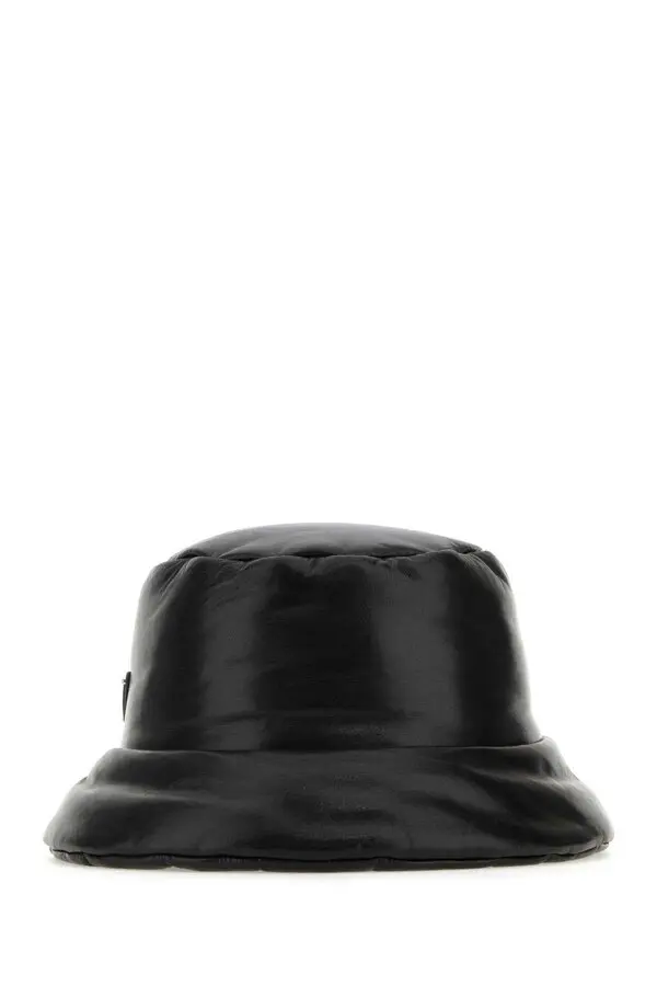 Prada Padded Nappa Leather Bucket Hat