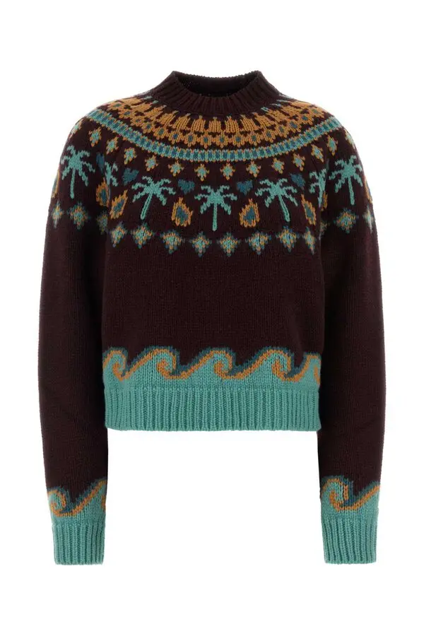Alanui Embroidered Wool Sweater