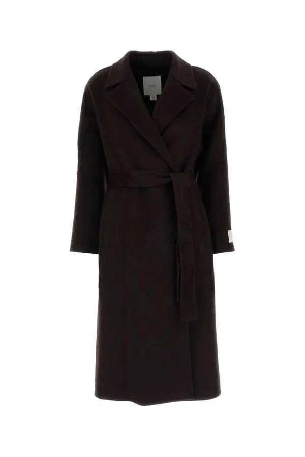 Calvin Klein Wool Blend Belted Jacket